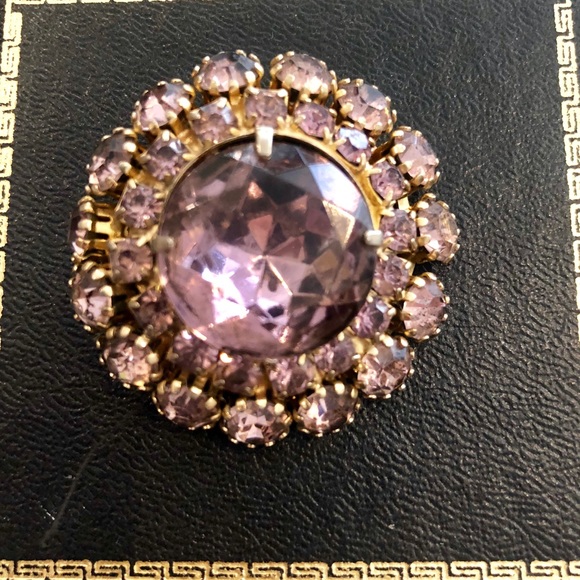 Jewelry | Vintage Amethyst Pin | Poshmark